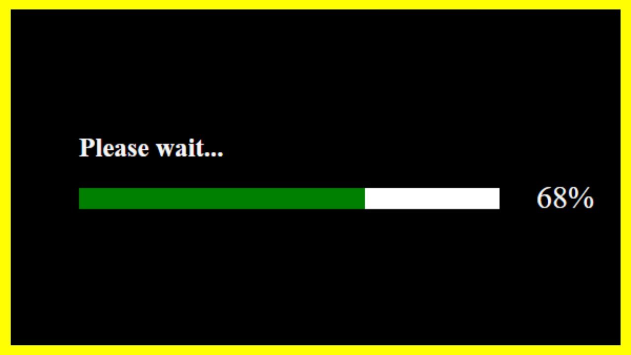 Loading Bar using HTML CSS  and JavaScript | JavaScript Project Ideas