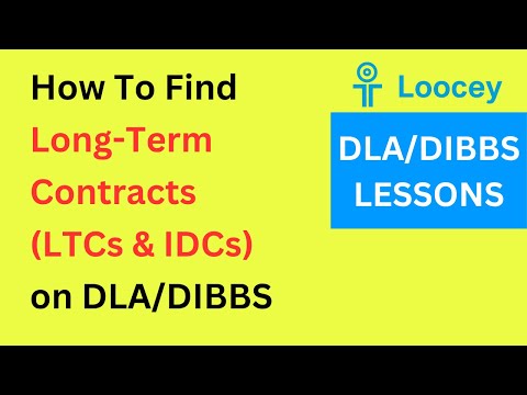 How To Find Long-Term Contracts (LTCs) on DLA/DIBBS - DLA/DIBBS