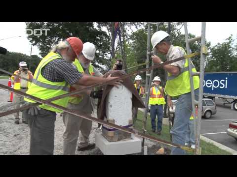 VDOT Reinstalls Early 19th-Century Highway Marker In Original Location