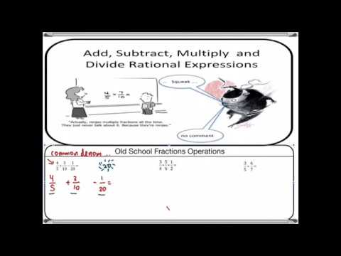 Operations with Rational Expressions