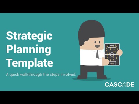 Strategic Planning Template Walkthrough