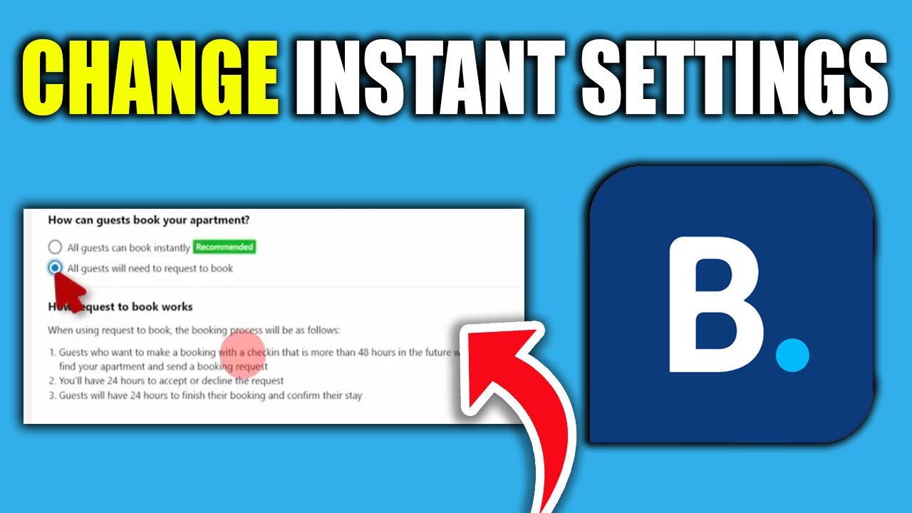 How To Change Instant Book Settings On Booking.Com