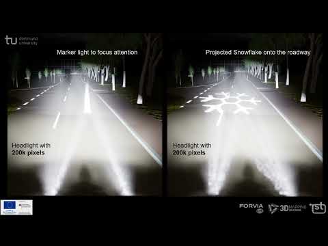 Matrix Headlight Simulator See the Optimal Lighting (SOL)