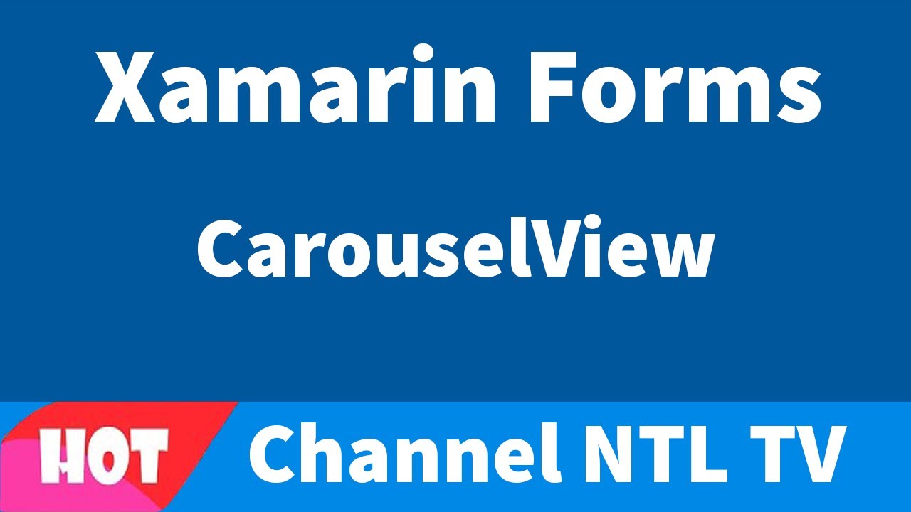 Xamarin Forms CarouselView
