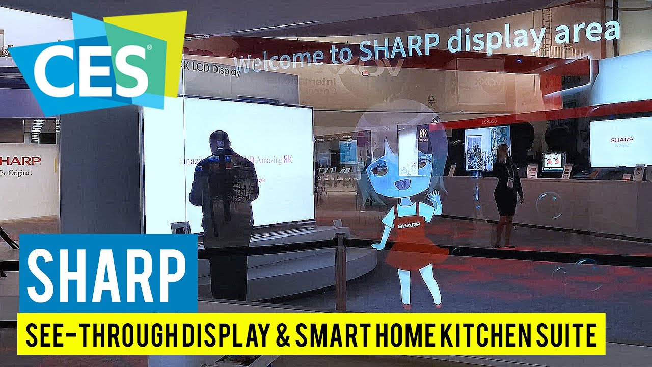 SHARP at CES 2020! See-Through 90