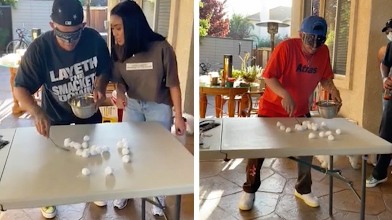 Family Play Hilarious Cotton Ball Challenge Game