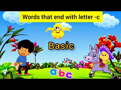 Fun With English: Words That End With Letter -c