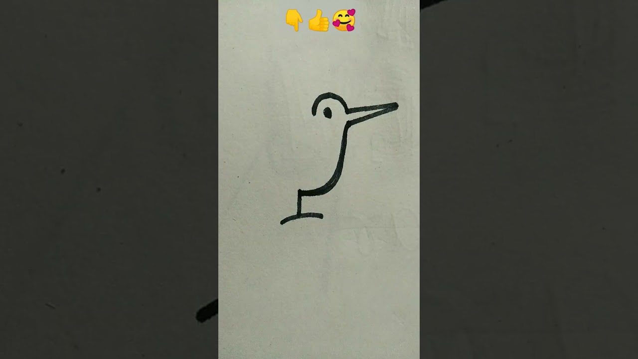 Minimalist Bird Logo Icon Line Art Stock Vector #draw #bird #logo #linedrawings #drawing #shorts .