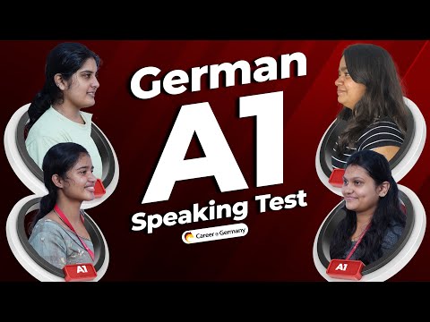German A1 Speaking Test | Career@Germany | Best German language institute