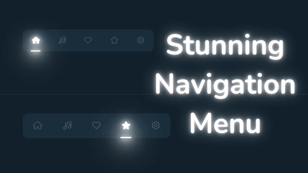 Create a Stunning Sliding Tab Navigation Menu with HTML & CSS | Smooth Animated Navbar Tutorial
