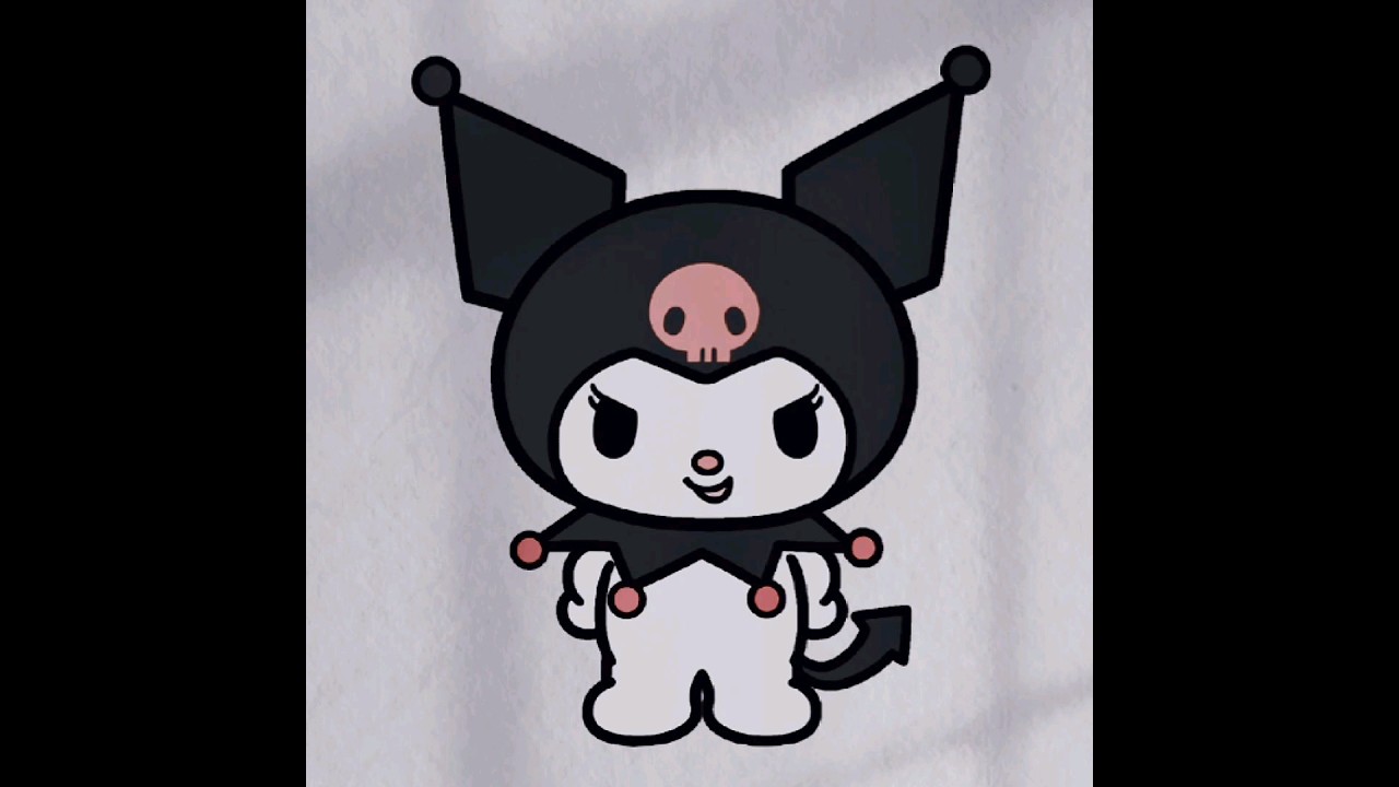 How to draw Kuromi #kuromi #shorts