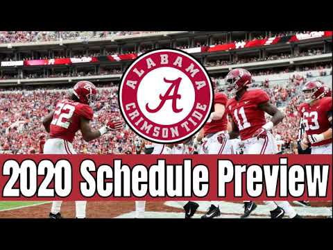 2020 Alabama College Football Schedule Preview and Early Prediction - All Sports Central