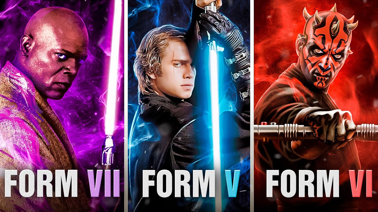 The 7 Classic Lightsaber Combat Forms EXPLAINED