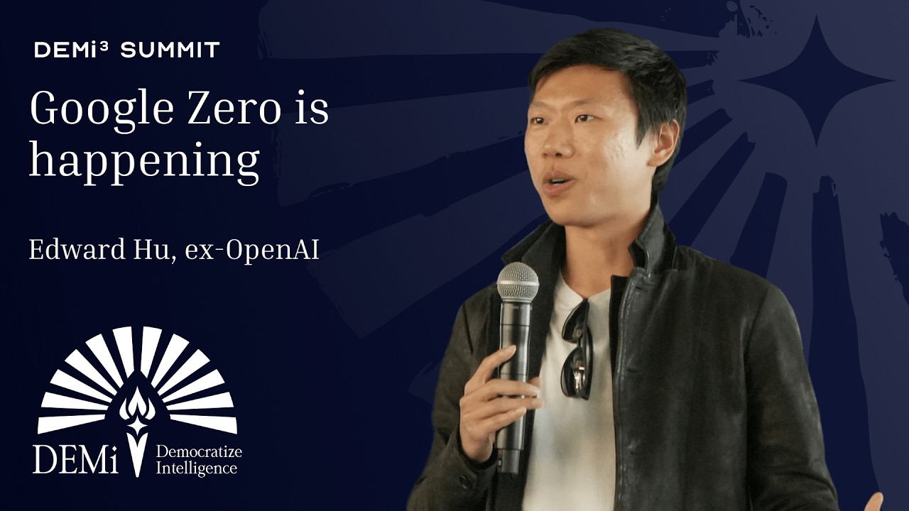 Google search is phasing out, and how publishers should get paid -- Edward Hu, ex-OpenAI