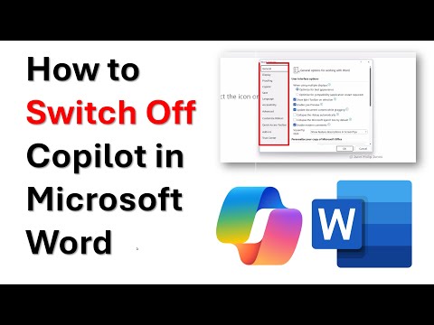 How to switch off Copilot in Microsoft Word