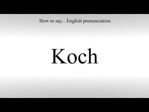 How To Pronounce Koch - How To Say: American pronunciation