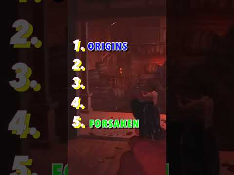 Blindly Ranking 5 COD Zombie Maps Based on The Main Quest #Shorts