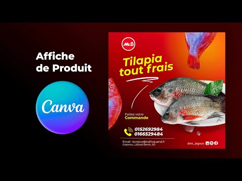 J12 - Challenge Design Canva | Créer une Affiche Publicitaire sur Canva pour Vendre un. Produit
