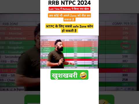 RRB NTPC Safe Zone 2024 | Top 5 Safe or Dander Zone | #ntpc #rrbntpc #ssc