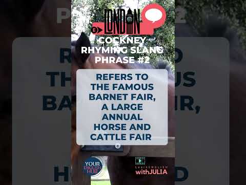 Meaning of Cockney rhyming slang: "Barnet Fair..."