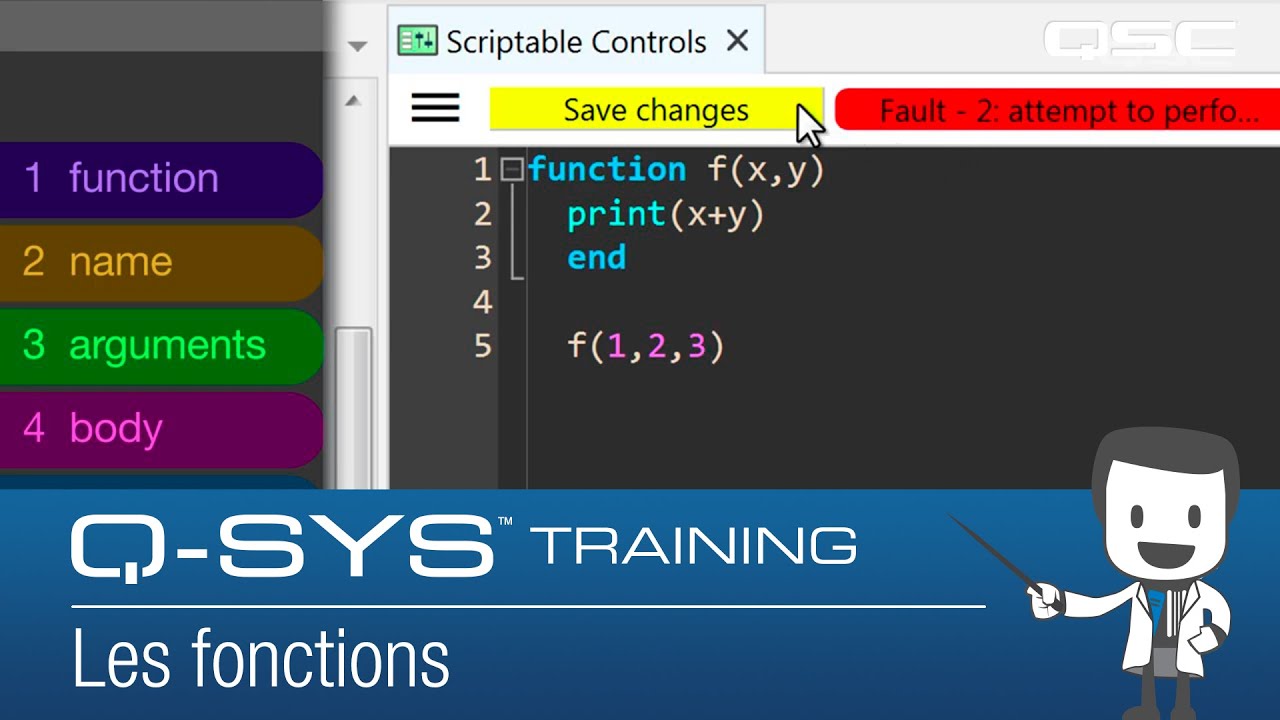 Q-SYS Control 101: Functions (FR)