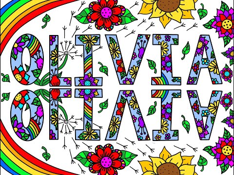 The Meaning of the Name Olivia plus Time Lapse Drawing