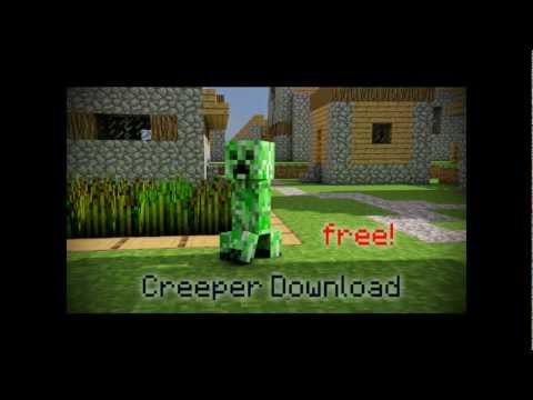 Minecraft Creeper 3d Model - Free Download Template - Cinema 4d Animation