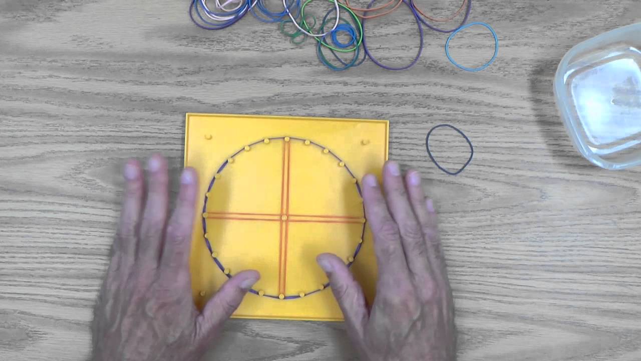Teach Your Child How to Work with a Geoboard
