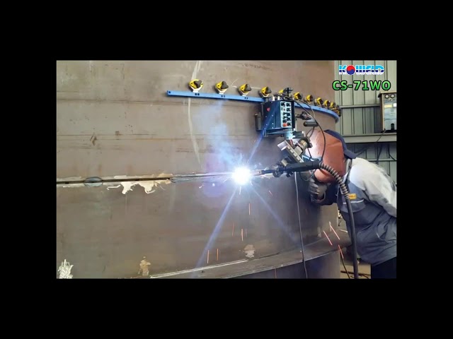 CS-71WO Butt With Multi Layers for Pipe and Vessel, Outer Side | Product video | KOWELD