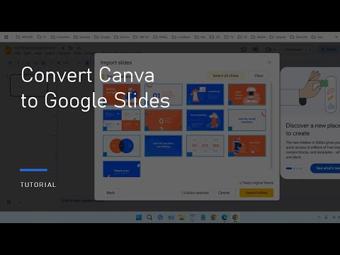 How to convert canva to google slides