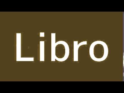 How to say Book in Spanish