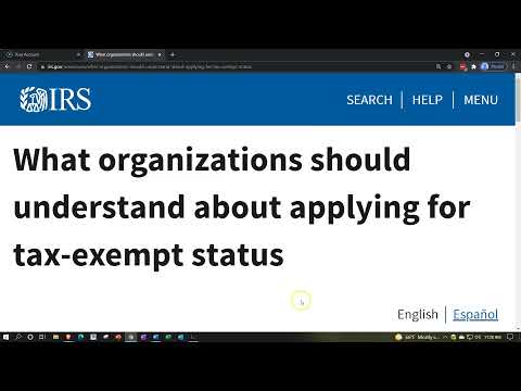 IRS Tax Tip-What organizations should understand about applying for tax-exempt status