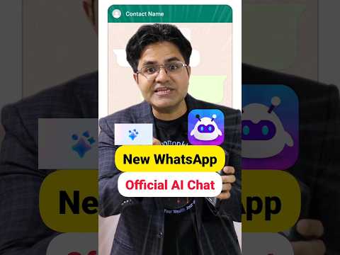 New WhatsApp Official AI Chat - Meta AI With Llama 3