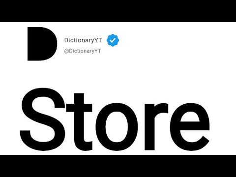 Store Meaning in English