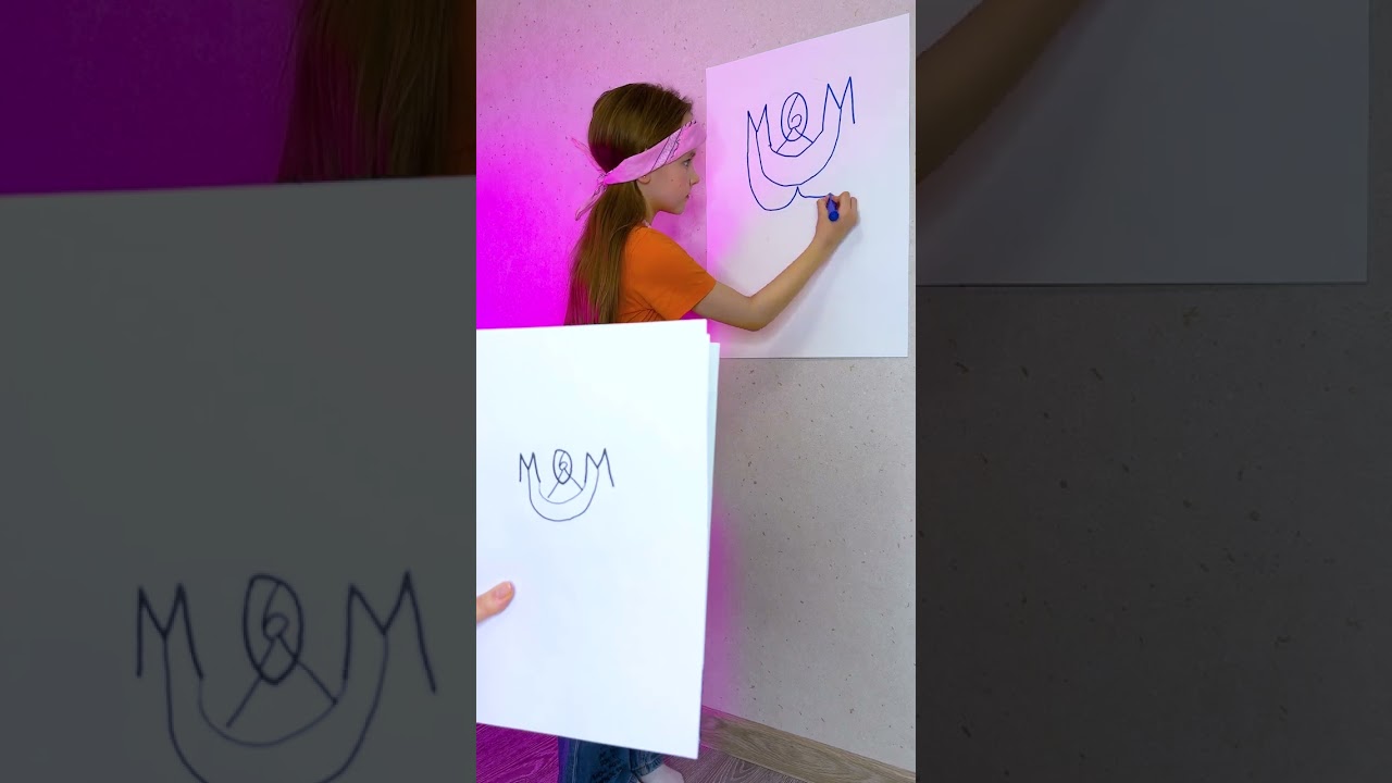 Mom, Learn This Flower Drawing Hack! 🌸