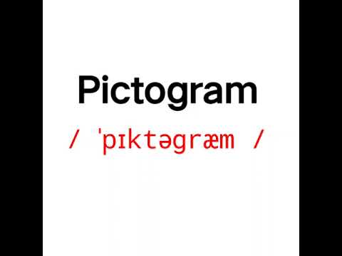 How to pronounce " Pictogram "? British Accent ! British English ! ( correctly ) Pronunciation !