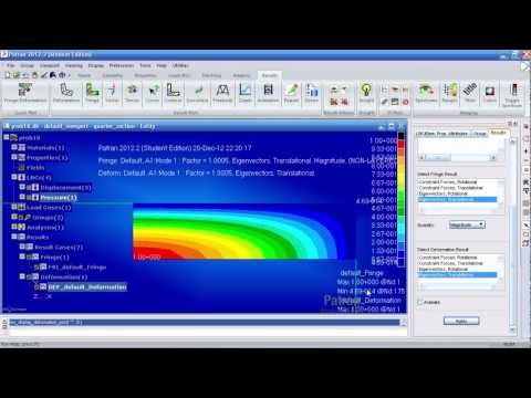 MSC Nastran; Patran Tutorial - Buckling; Flat Plates Video Lecture ...