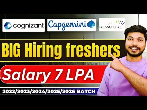 🚨 Capgemini Off Campus Hiring 2025 | Cognizant Mass Hiring for Freshers | Apply Today – No Exam!