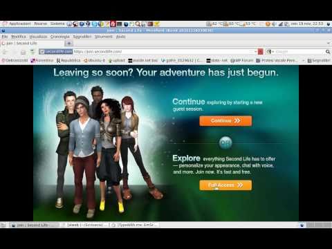 Login to new Second Life Web Viewer