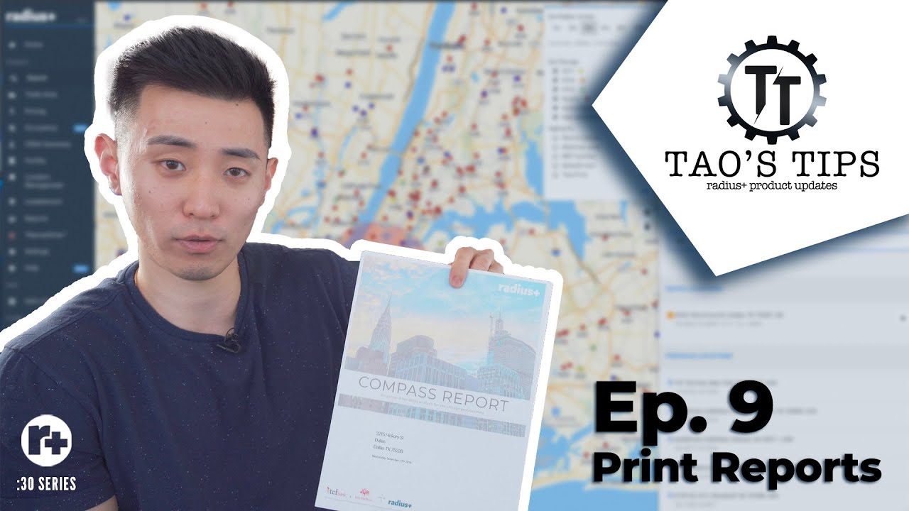 30 Seconds With Radius • Print Reports