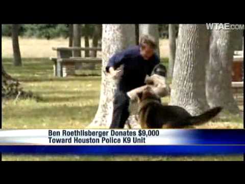 Ben Roethlisberger Donates $9,000 Toward Houston Police K9
