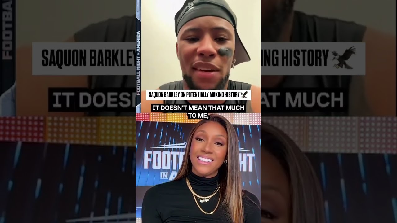 Saquon Barkley soars close to record 🦅