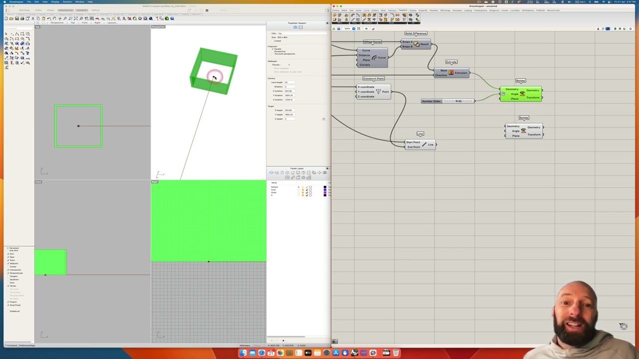 Grasshopper Transform components