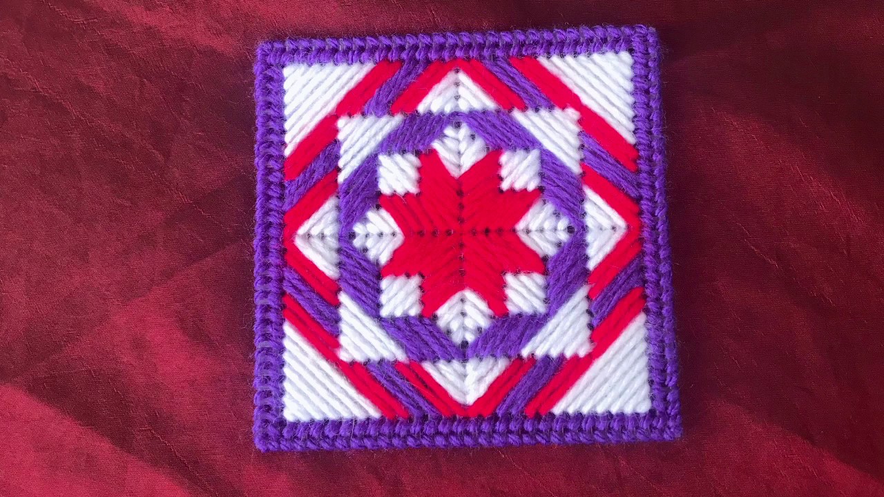 Plastic Canvas Coaster # 8