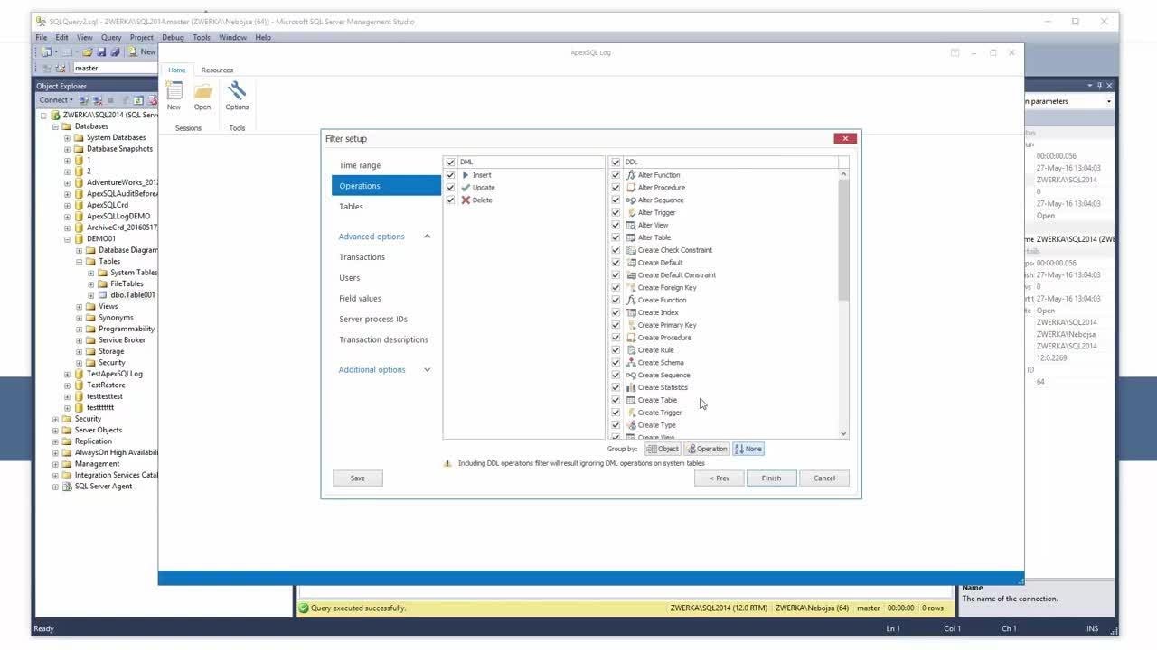 ApexSQL Log - General overview