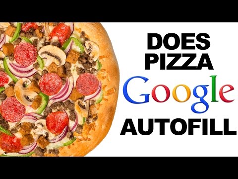 Does Pizza Google Autofill