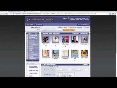 Databases for Research
