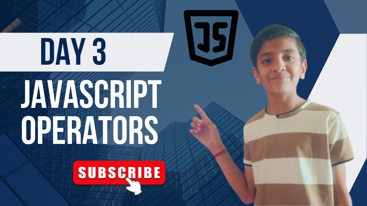 JavaScript Operators Explained | Day 3 JavaScript Tutorial for Beginners 🚀 #coding #javascript