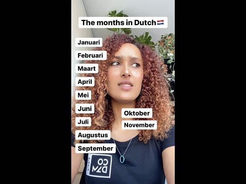 De maanden in het Nederlands 🇳🇱 Hoe maandnamen in het Nederlands uit te spreken | Spreektips voor het Nederlands