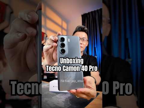 Unboxing Tecno Camon 40 Pro - 6.78” Amoled Curved Screen